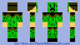 creeper hunter Minecraft Skin