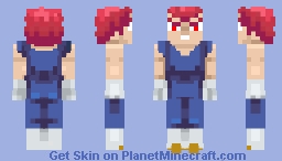 Super Saiyan God Vegeta Minecraft Skin