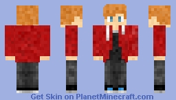 Red Sweatshirt- Revamped Minecraft Skin