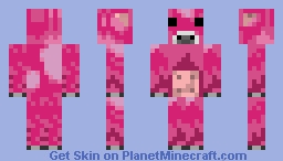 Pink Moobloom Minecraft Skin