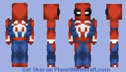 Spider-Man (Advanced Suit) | Marvel's Spider-Man Minecraft Skin