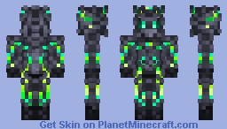 Green devil Minecraft Skin