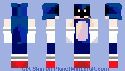 fnf tails.exe Minecraft Skin