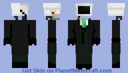 Skibidi toilet cameraman (green suit) Minecraft Skin