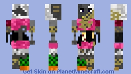 Ruined Chica Minecraft Skin