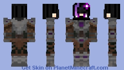 Femboy enderman (armor) Minecraft Skin
