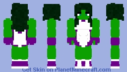 She-Hulk Minecraft Skin