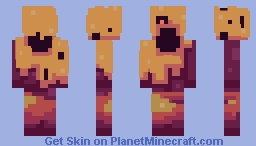 Melted Minecraft Skin