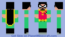 Robin ("Teen Titans") Minecraft Skin