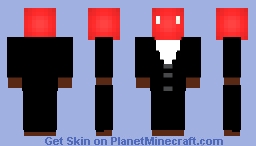 Skip in a Suit and Over-Coat Minecraft Skin