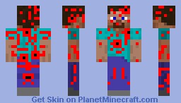 killed man Minecraft Skin