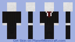 Slender Man Skin Minecraft Skin