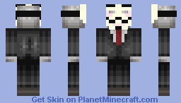 Anonymous-Slender Minecraft Skin