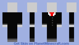 Slender man Minecraft Skin