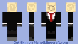 slender man Minecraft Skin