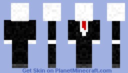 Slenderman (redone) Minecraft Skin