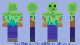 Slime Infected! Minecraft Skin