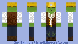 Slime Miner. Minecraft Skin