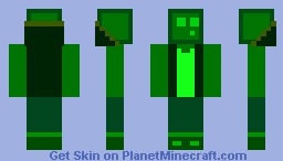 The green Slime Minecraft Skin