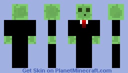 slime in a suit Minecraft Skin