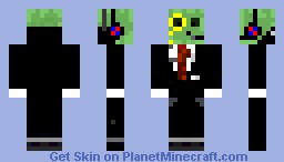 Slime in a suit Minecraft Skin