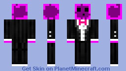 Pink Slime Tux by Tech Minecraft Skin