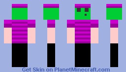 Slime Man With Hat Minecraft Skin