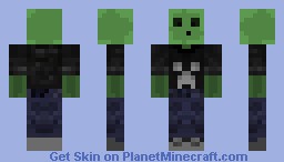 Slime man Minecraft Skin