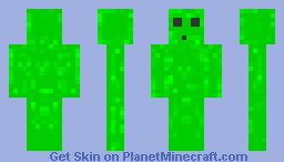 steve the slime Minecraft Skin