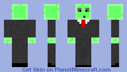 slime in suit Minecraft Skin