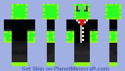 slime in a suit Minecraft Skin