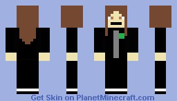 female slytherin hogwarts student Minecraft Skin