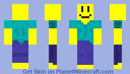 Smiley Steve Minecraft Skin