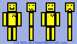yellow skin Minecraft Skin