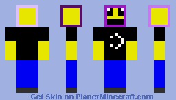 Smiley Face Guy Minecraft Skin