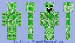 smiling creeper Minecraft Skin