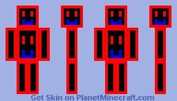 Smiley face MAn Minecraft Skin