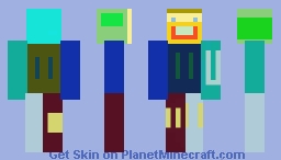 smiling-color-hoodie Minecraft Skin
