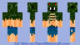 the snake man Minecraft Skin