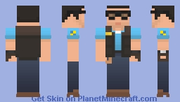 BLU Engineer Minecraft Skin