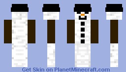 Frosty the Snowman Minecraft Skin