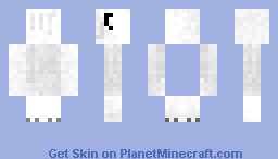 white devil more creeps Minecraft Skin