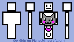 Neon Cat (Robot) Minecraft Skin