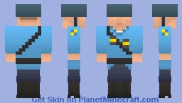 BLU Soldier Minecraft Skin