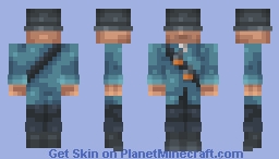 TF2 Soldier [BLU] Minecraft Skin