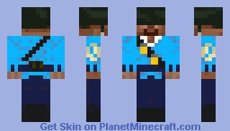 Soldier Blue Minecraft Skin