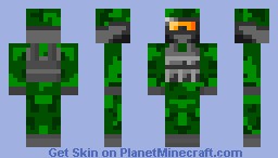 Soldier (Green team) Minecraft Skin