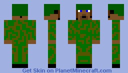 soldier man Minecraft Skin