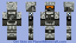 White Soldier Minecraft Skin