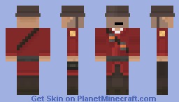 TF2 Soldier Minecraft Skin